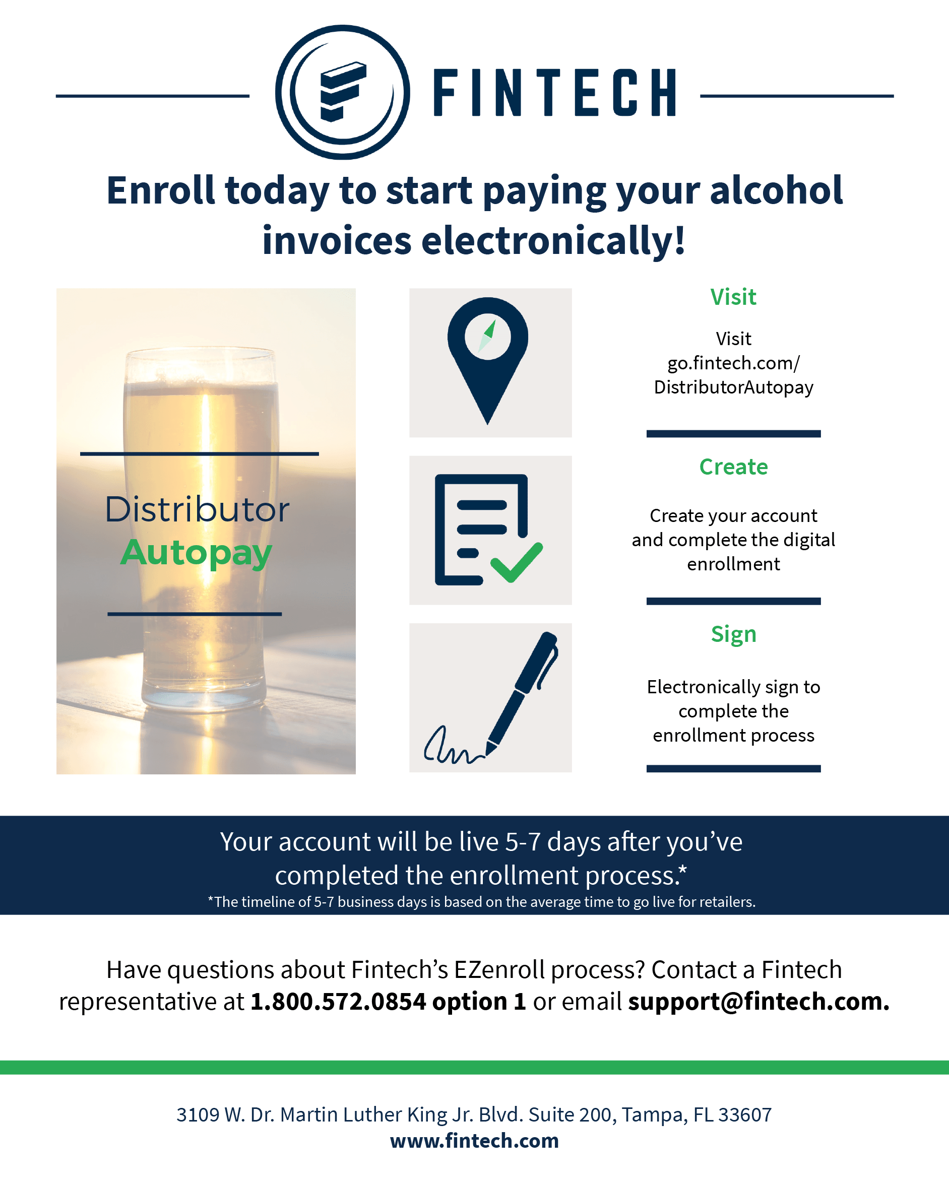 Fintech Sign-Up - Del Papa Distributing